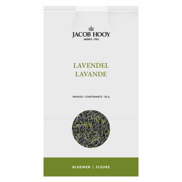 Jacob Hooy Lavendel (bloemen) 50 gram | Vitamines