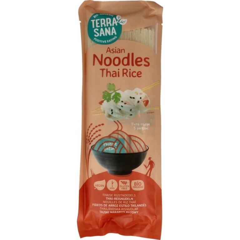 Terrasana Noodles Thaise rijst bio 250 gram | Vitamines