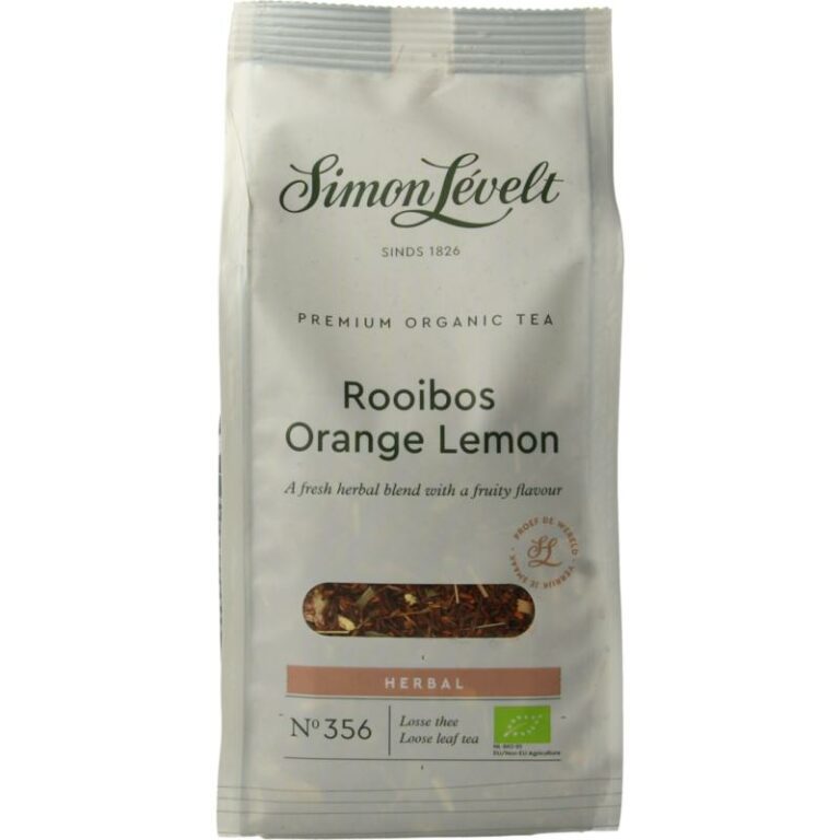 Simon Levelt Rooibos orange lemon bio 110 gram | Vitamines