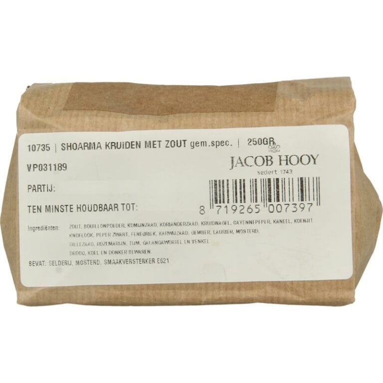 Jacob Hooy Shoarmakruiden 250 gram | Vitamines