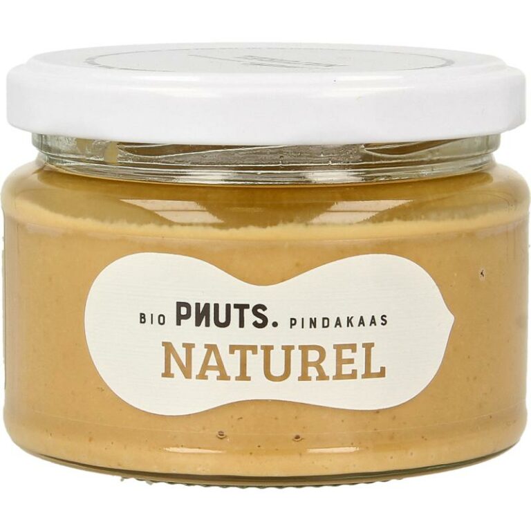 Pnuts Pindakaas naturel 250 ml | Vitamines