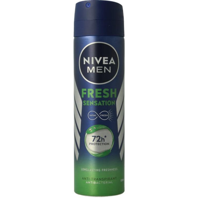 Men deodorant spray fresh sensation Nivea 150ml | Vitamines