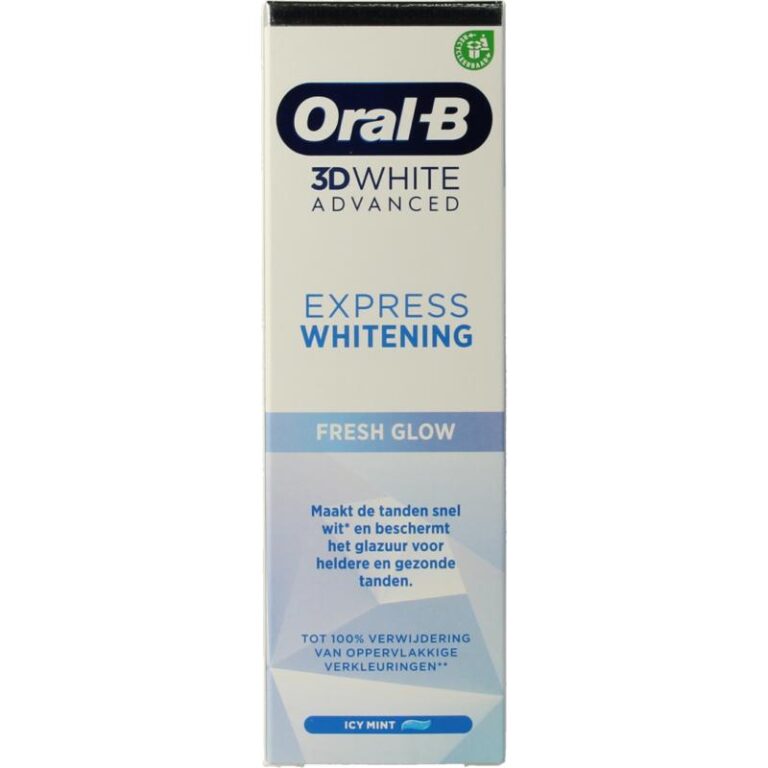 3D white advanced expres fresh whitening tandpasta Oral B 75ml | Vitamines