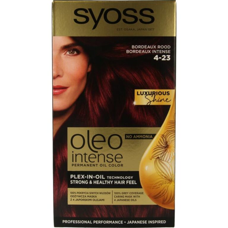 Color Oleo Intense 4-23 bordeaux rood haarverf Syoss 1set | Vitamines