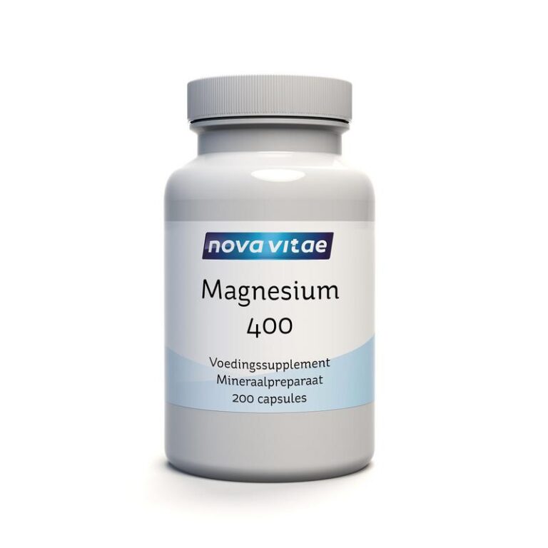 Magnesium 400 mg Nova Vitae 200vc | Vitamines